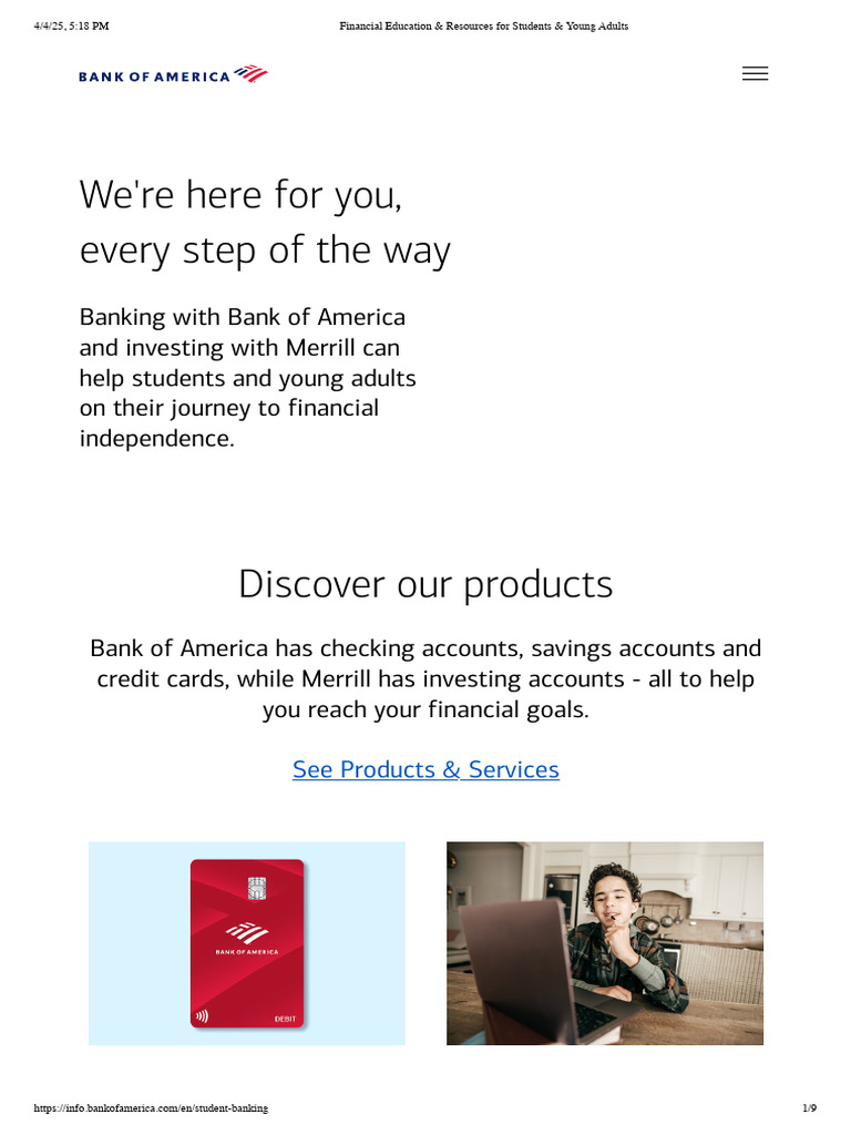 Financial Education & Resources For Students & Young Adults | PDF ...