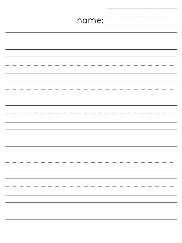 Kindergarten Paper | PDF