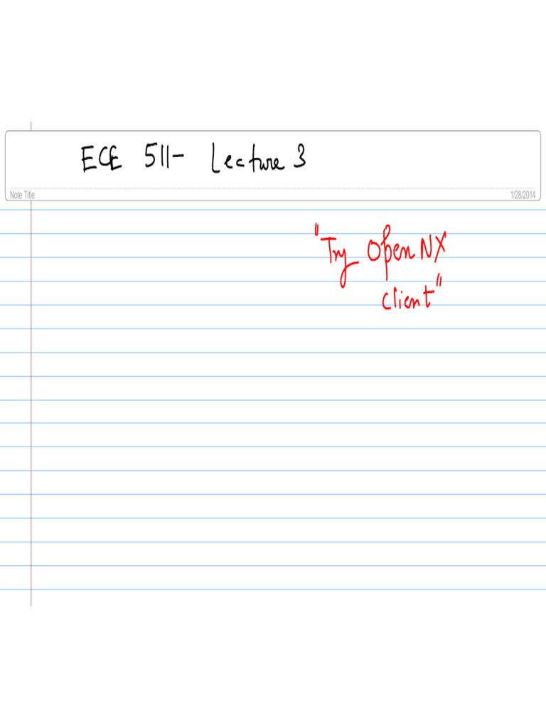 Lec3 Ece511 | PDF