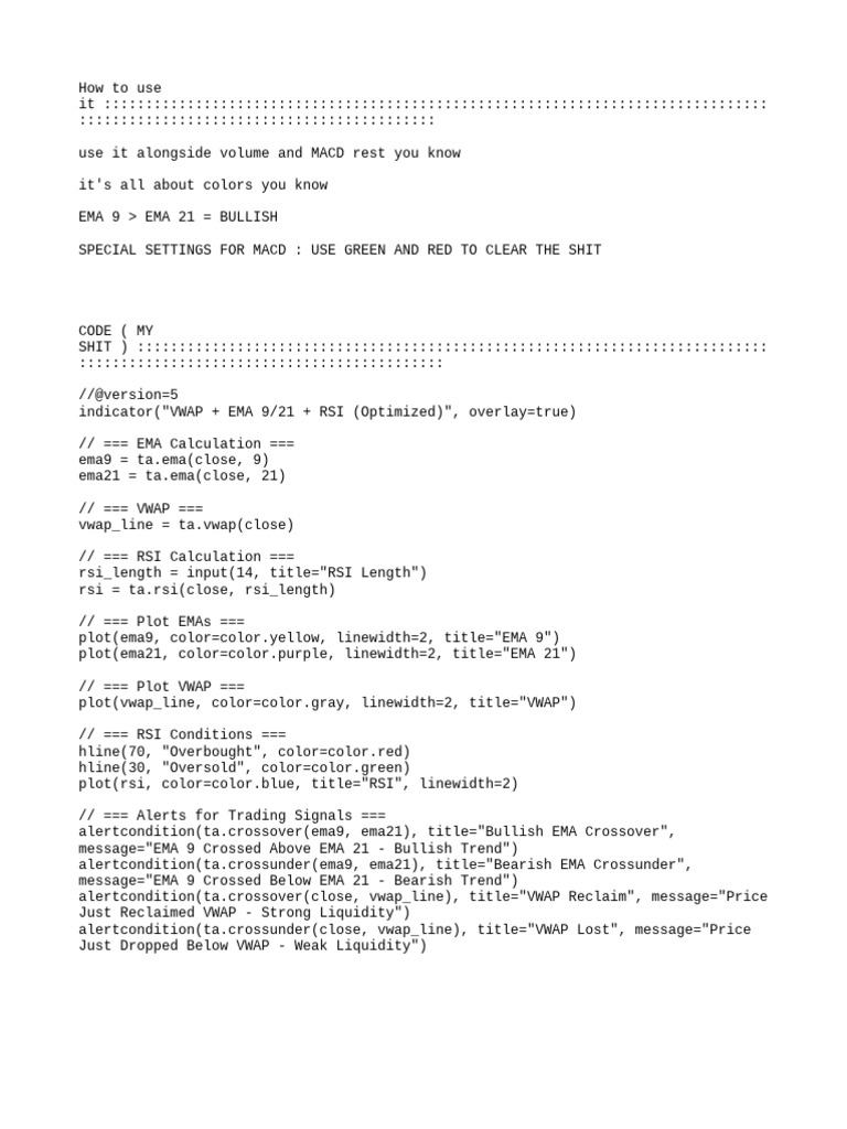 Strategy 1 Working Shit | PDF