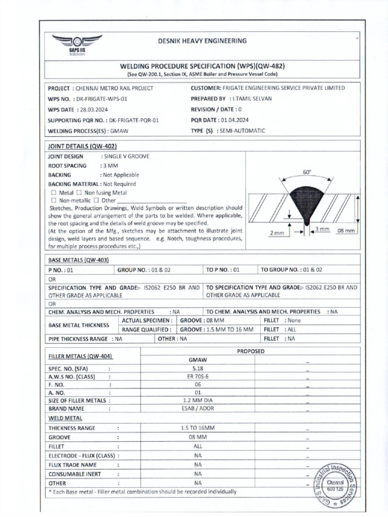 WPS-01 (Gmaw) | PDF