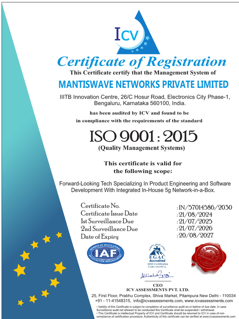 MANTISWAVE NETWORKS PRIVATE LIMITED Final Rewise | PDF