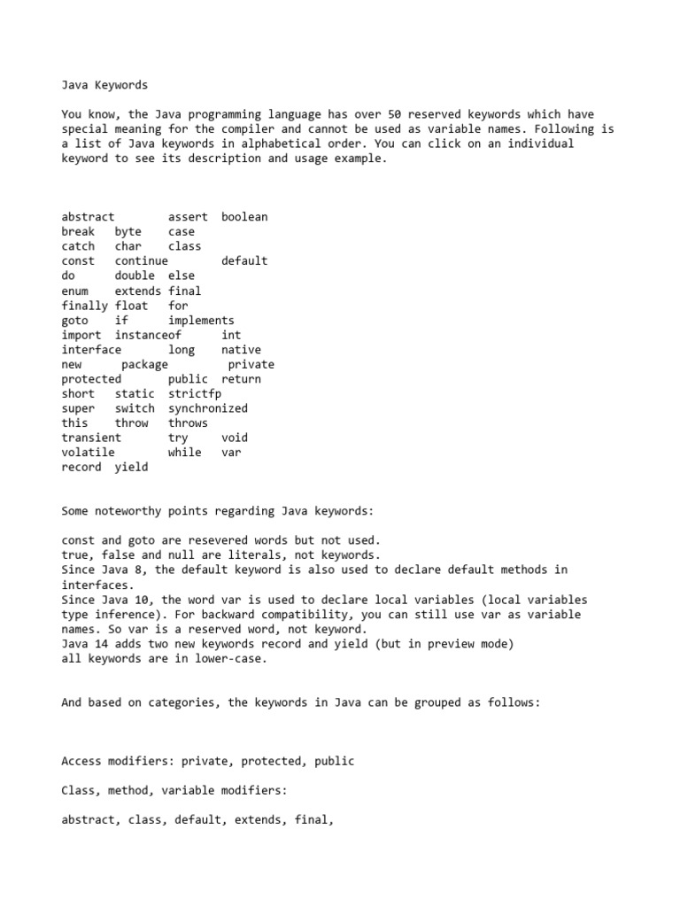 Data Types And Control Statements Pdf Class Computer Programming Method Computer