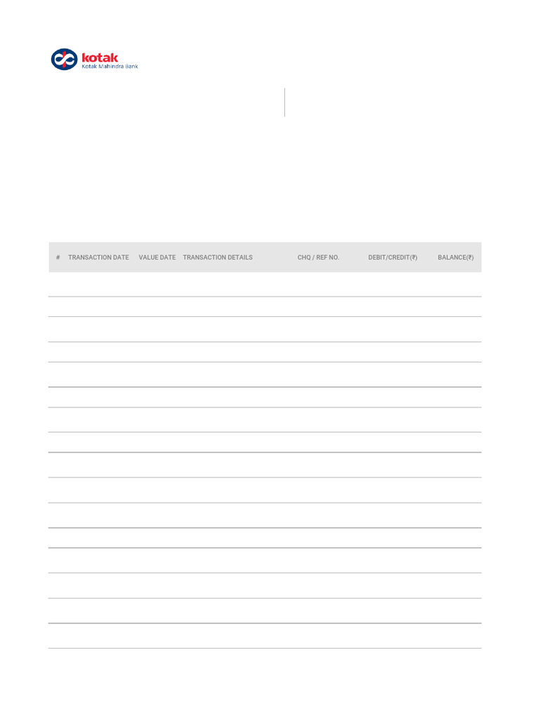 Savings Account Statement: Feb-Mar 2025 | PDF | Debits And Credits ...