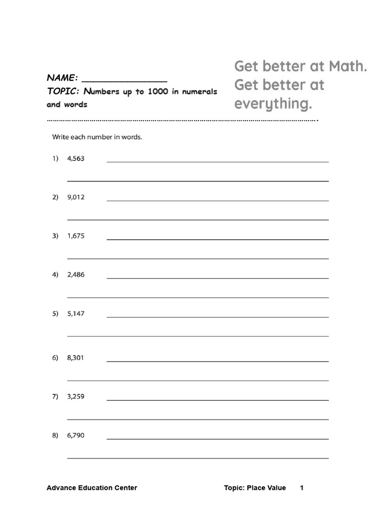 Y3 Math Worksheet (Friday) | PDF