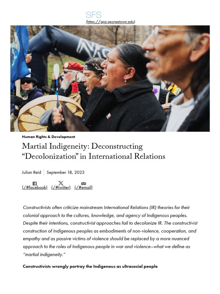 Deconstructing "Decolonization" in International Relations - GJIA | PDF ...
