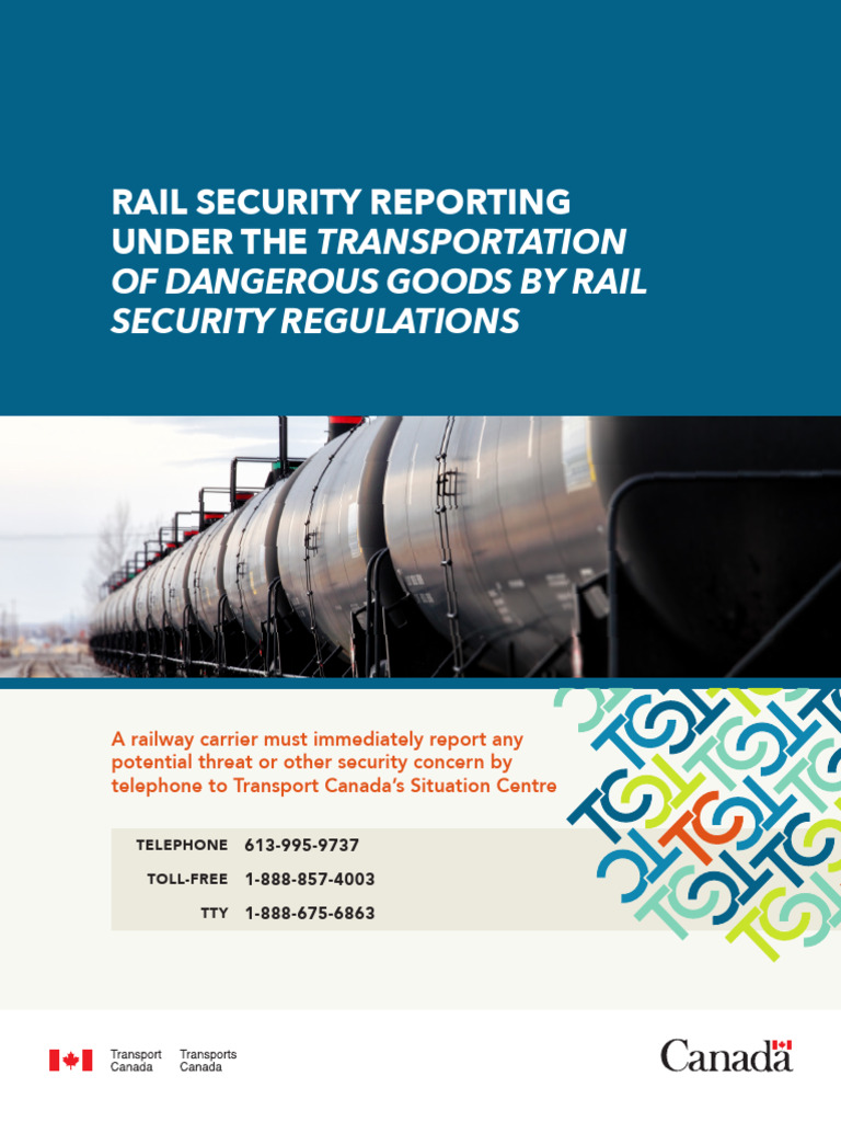 rail_sec_reg_report | PDF | Rail Transport | Dangerous Goods