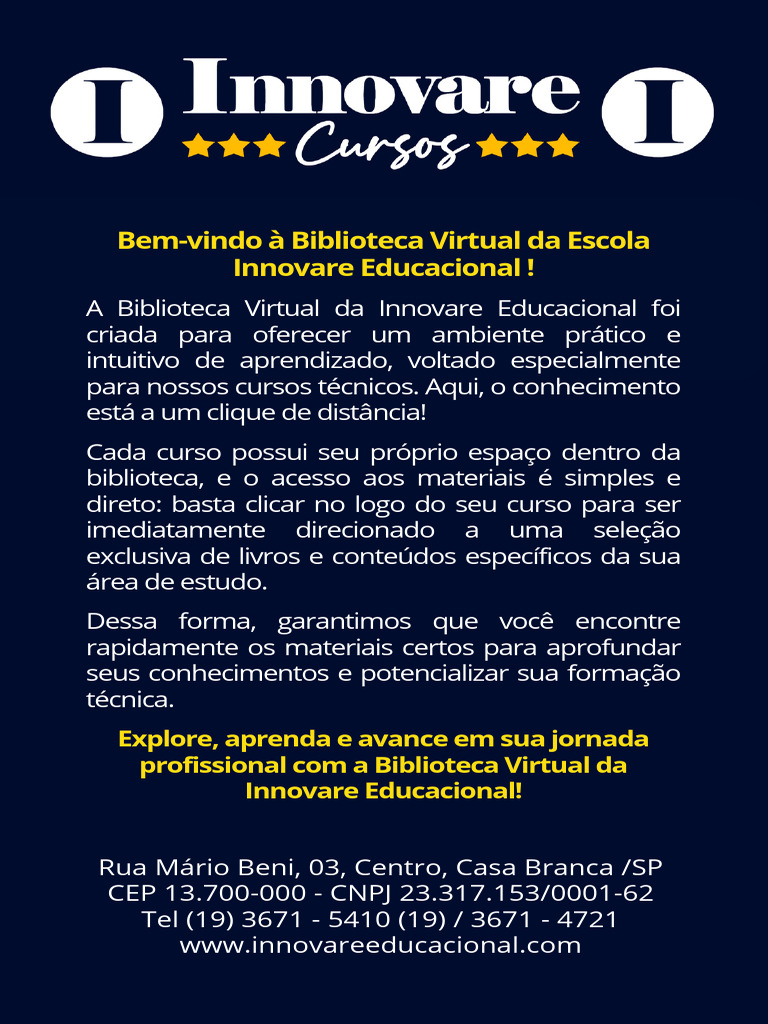 Innovare Educacional Biblioteca Virtual | PDF