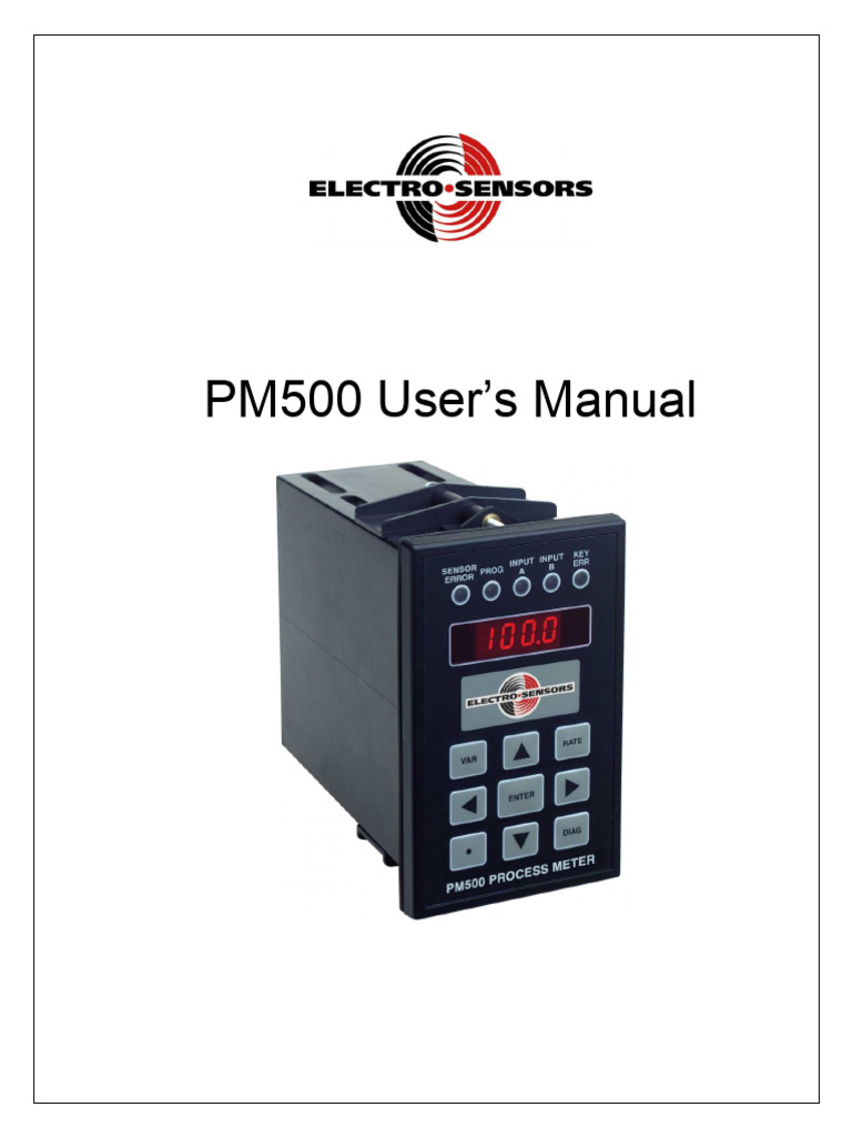 PM500 User Manual 990-005700 Rev E | PDF | Analog To Digital Converter ...