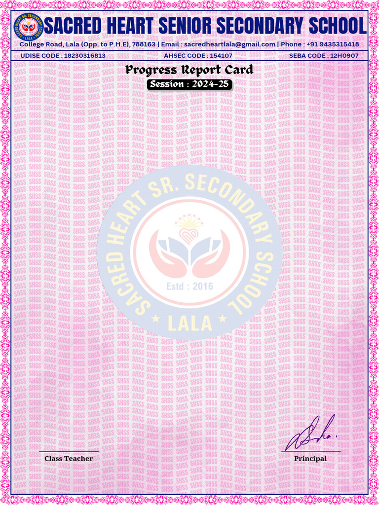 Marksheet Background For Sacred - 20250328 - 120350 - 0000 | PDF