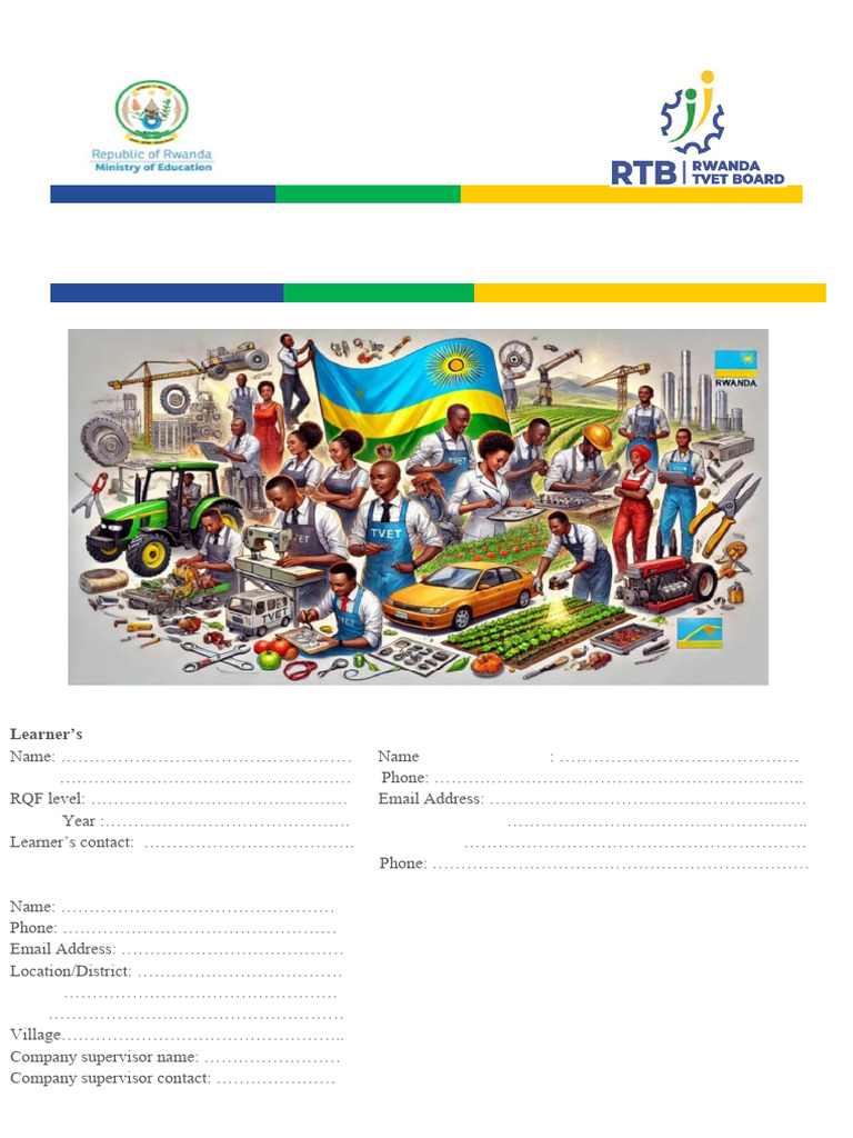 TVET Industrial Attachment Liaison Book | PDF | Learning | Behavior ...