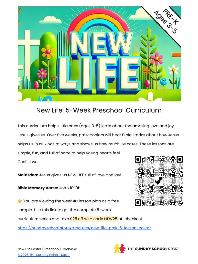 Easter Lessons for Preschoolers | PDF | Jesus | Easter