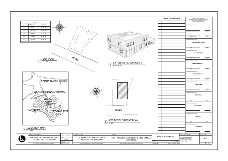 ARANTE & CASIANO_BSCE 3-6_LOT PLAN | PDF