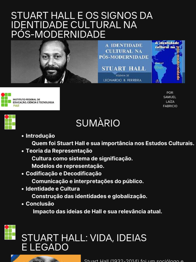 Identidade Cultural na Pós-Modernidade | PDF | Sociologia | Globalização