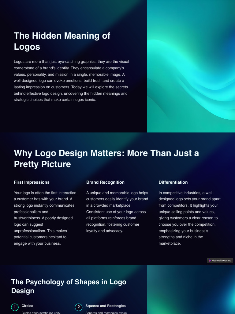 Unveiling Logo Meanings and Design | PDF | Brand | Logos