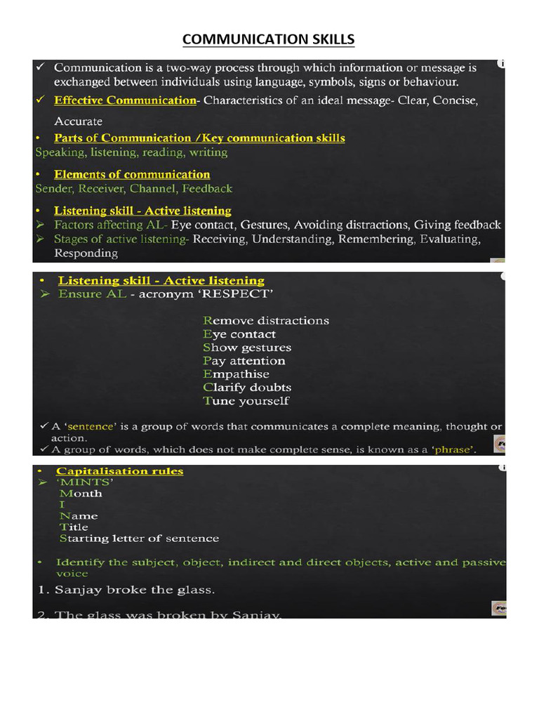 EMPLOYABILITY SKILLS - COMPLETE NOTES Class 11 and 12 Media | PDF