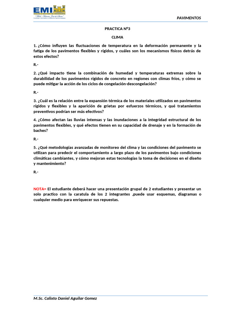 PRACTICA Nº3 CLIMA_PREGUNTA | PDF