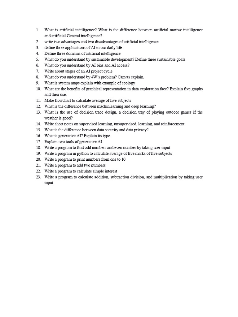 Class 9th Practice Paper | PDF