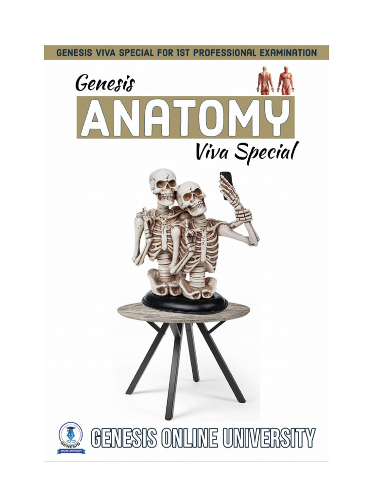 GENESIS Anatomy Viva Special | PDF | Vertebra | Cerebrospinal Fluid