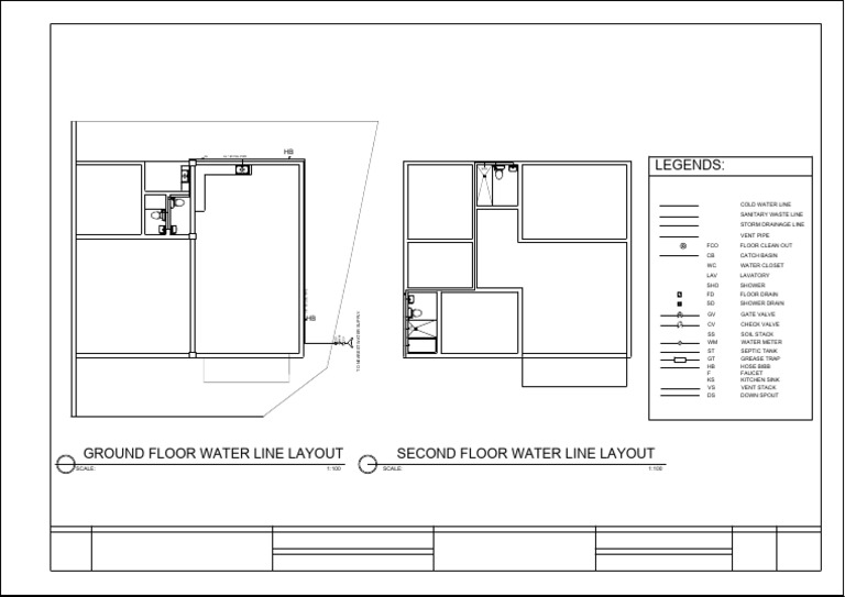 Bt Water Line Layout | PDF | Hydrology And Urban Planning | Water And ...