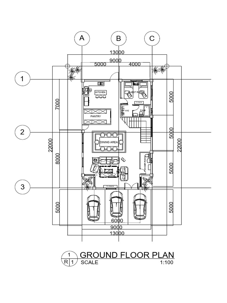 2 Storey Plan-Ground Floor Plan | PDF