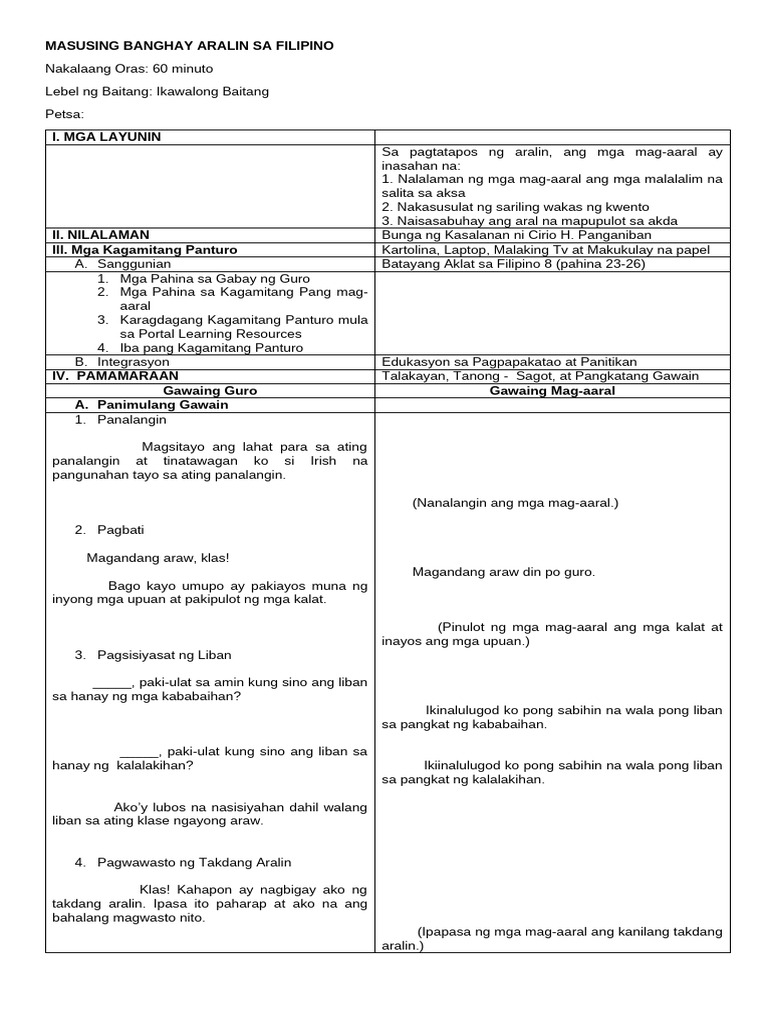 Lesson Plan Haizaaa | PDF