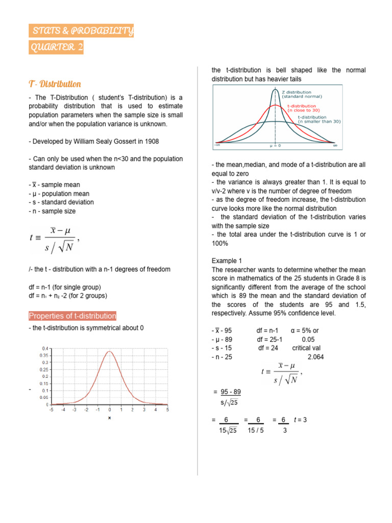 Reviewer Stats and Prob | PDF | Statistics | Statistical Significance