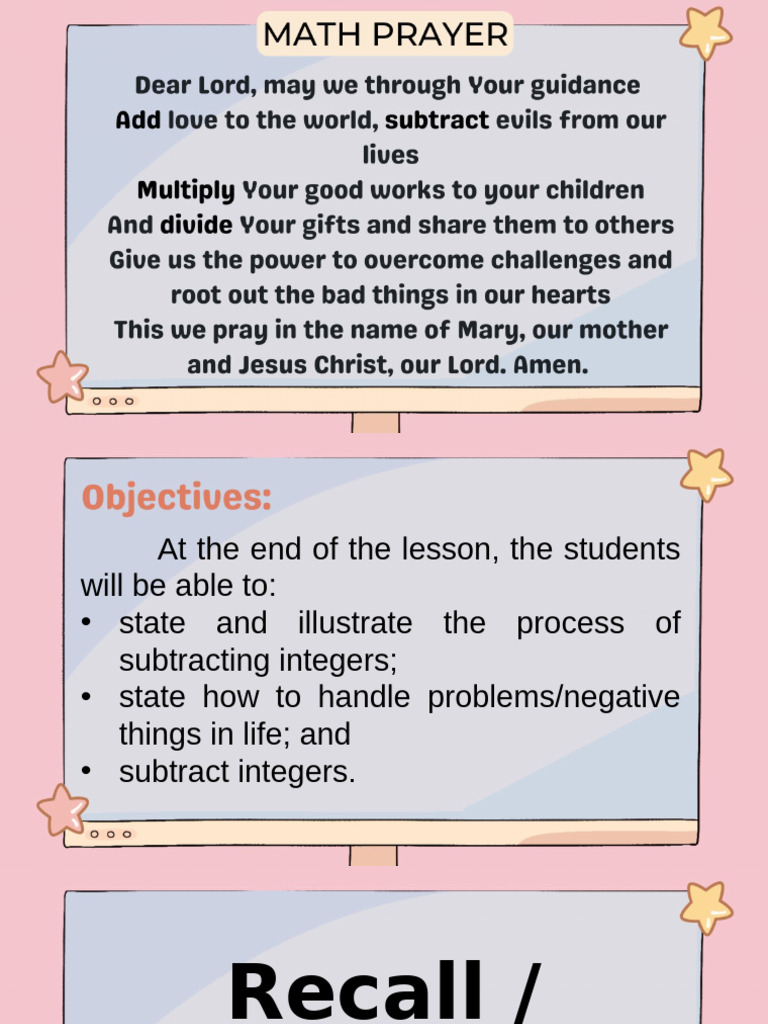 Subtracting Integers Explained | PDF | Subtraction | Arithmetic