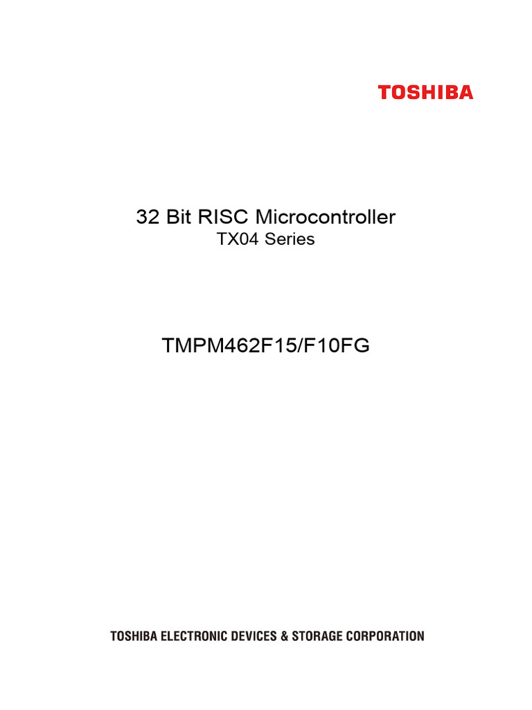 datasheet2408TMPM462F15FG Datasheet en 20230731-1316682 PDF | PDF | Electrical Engineering ...