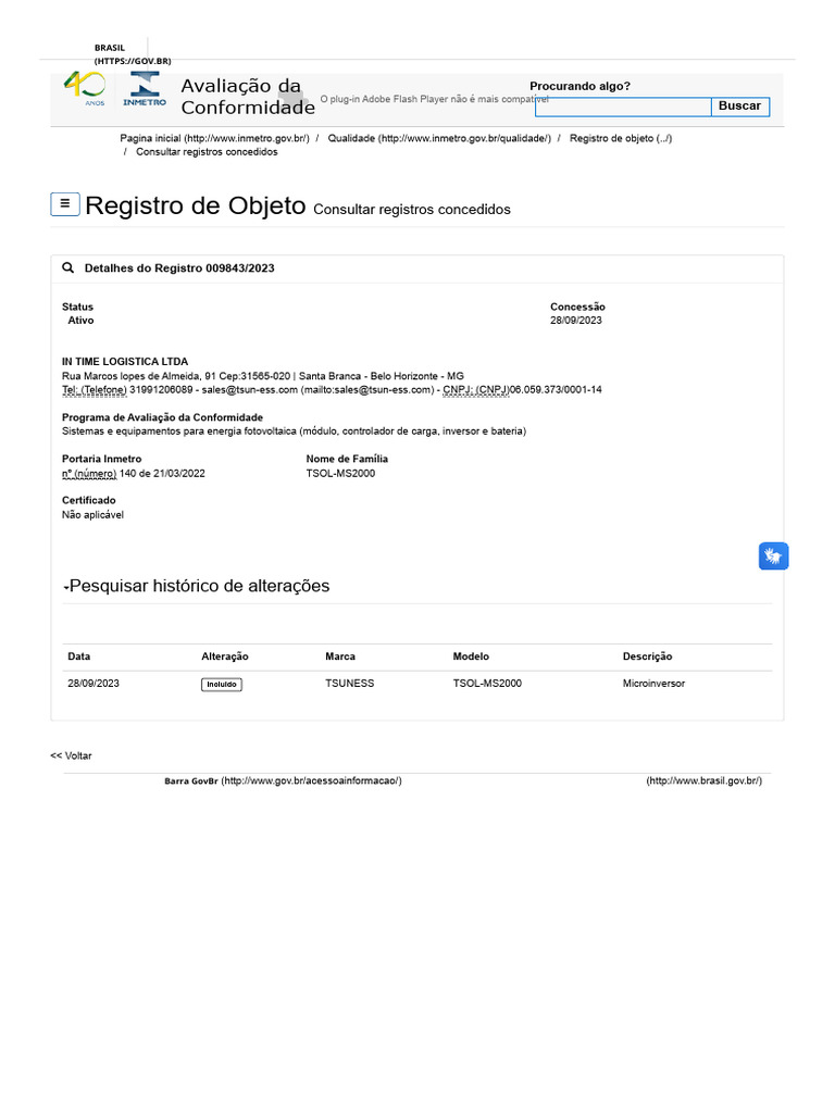 03 - Certificado Tsuness Tsol-ms2000 | PDF