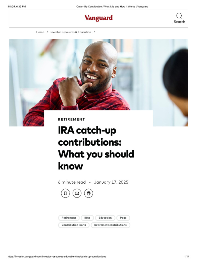 IRA Catch-Up Contributions Explained | PDF | Health Savings Account ...