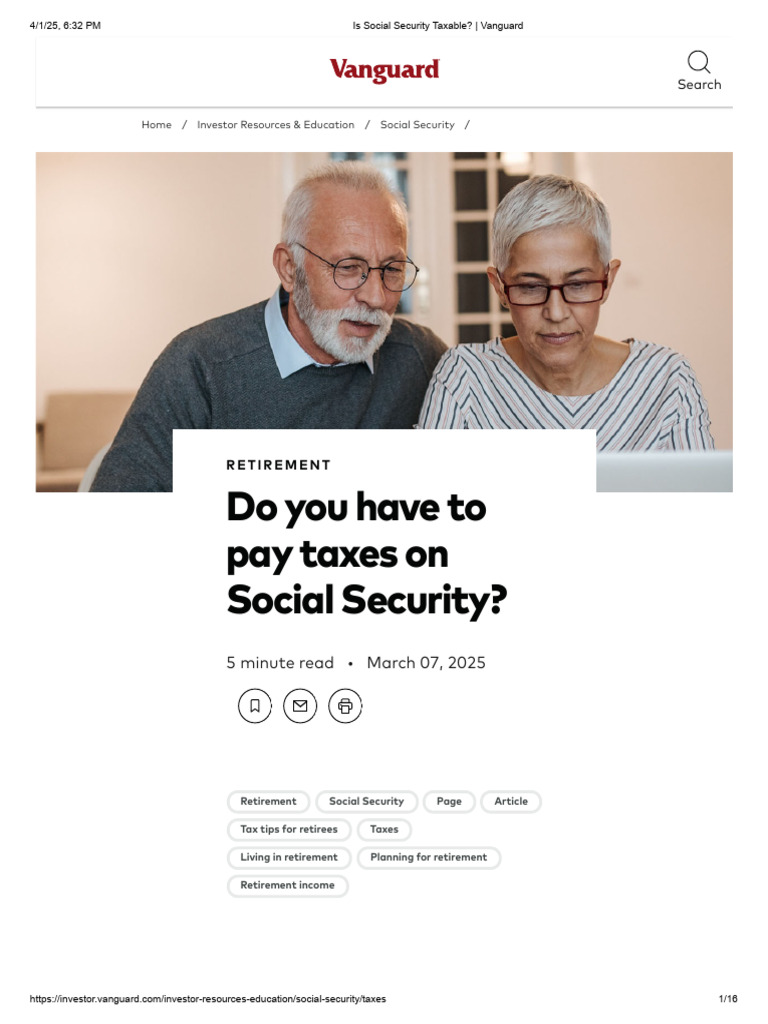 Social Security Taxation Explained | PDF | Cost Of Living | Social Security (United States)