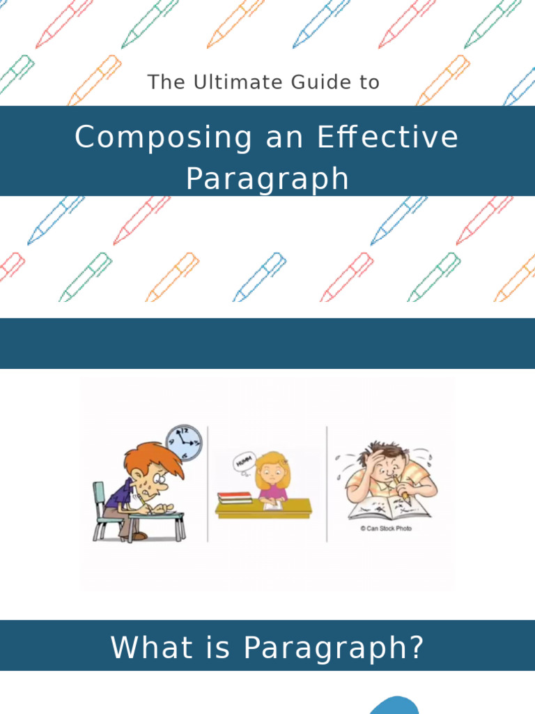 Composing An Effective Paragraph | PDF | Critical Thinking | Paragraph
