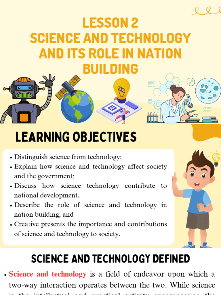 Lesson 2 Science and Technology and 1 | PDF | Science | Transport