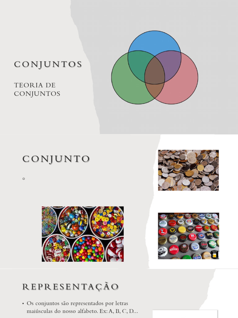 TEORIA DE CONJUNTOS - 1º anos | PDF