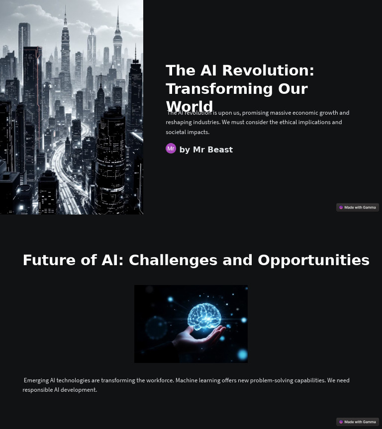 The AI Revolution Transforming Our World | PDF