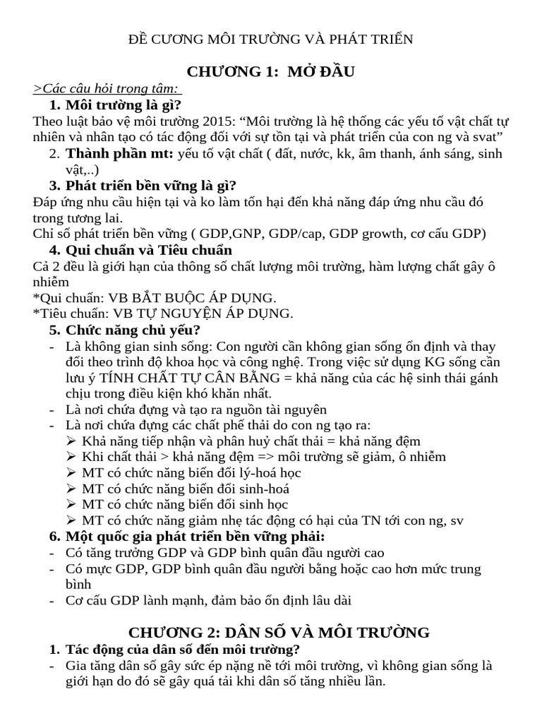 ĐC MT Và PT GK | PDF