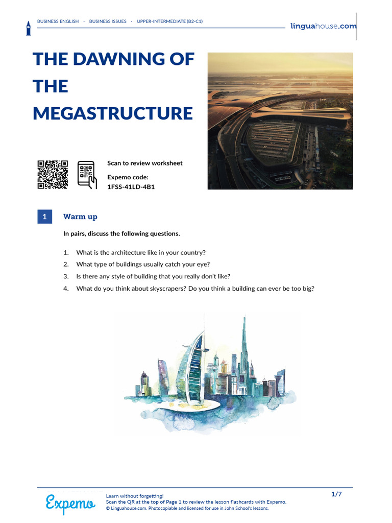 The Dawning of The Megastructure British English Student B2 C1 | PDF