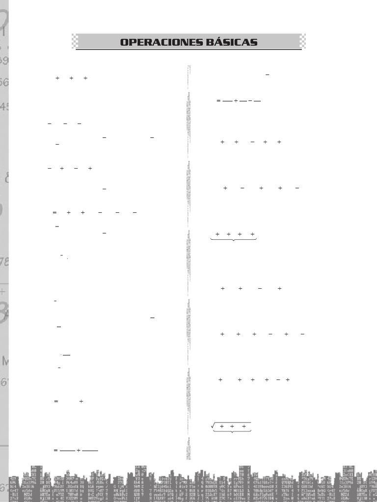 Operaciones basicas (1) | PDF