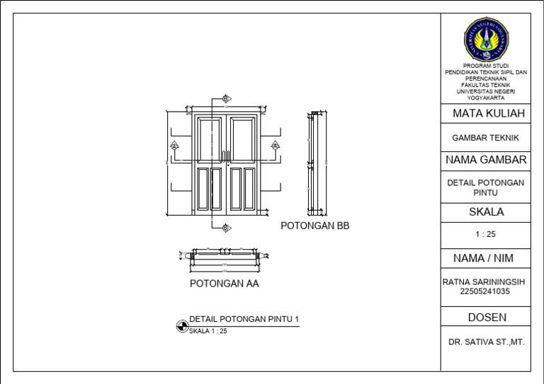 POTONGAN PINTU 1 | PDF