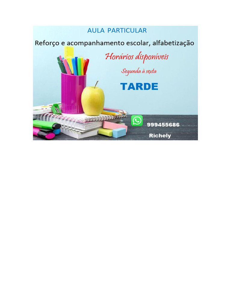 Aula Particular | PDF