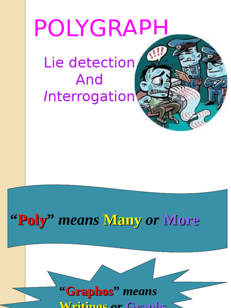 Parts and Functions of polygraph | PDF | Polygraph | Deception