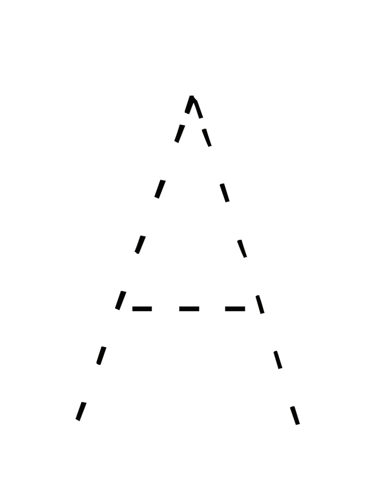 Trace The Letter Worksheet | PDF