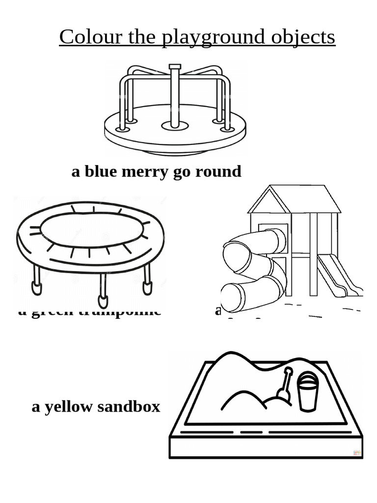 Playground objects-colour 2 | PDF