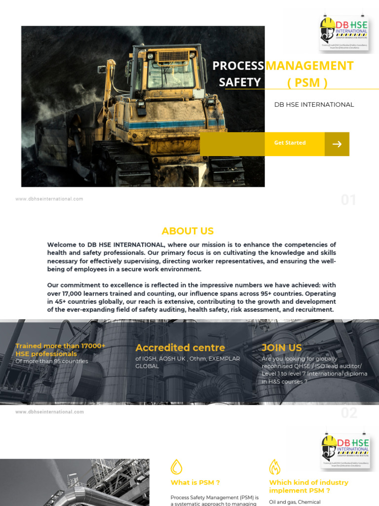 (PSM) - Prevent Accidents, Ensure Safety, Manage Risks | PDF | Safety ...