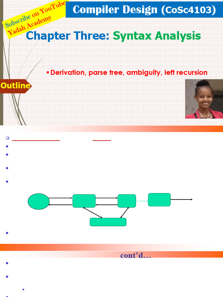2024 CD-Ch03 Syntaxx Analysis | PDF | Parsing | Linguistics