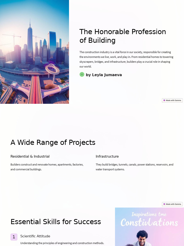 The Honorable Profession of Building | PDF | Infrastructure | Natural ...