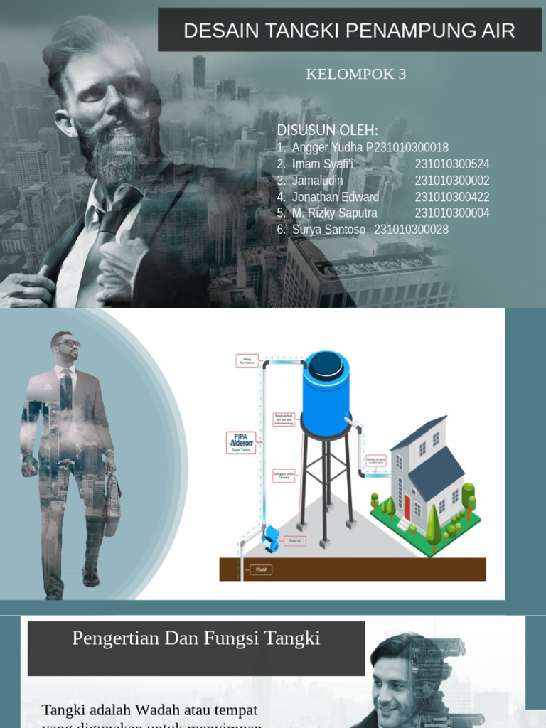 Desain Tangki Penampung Air | PDF