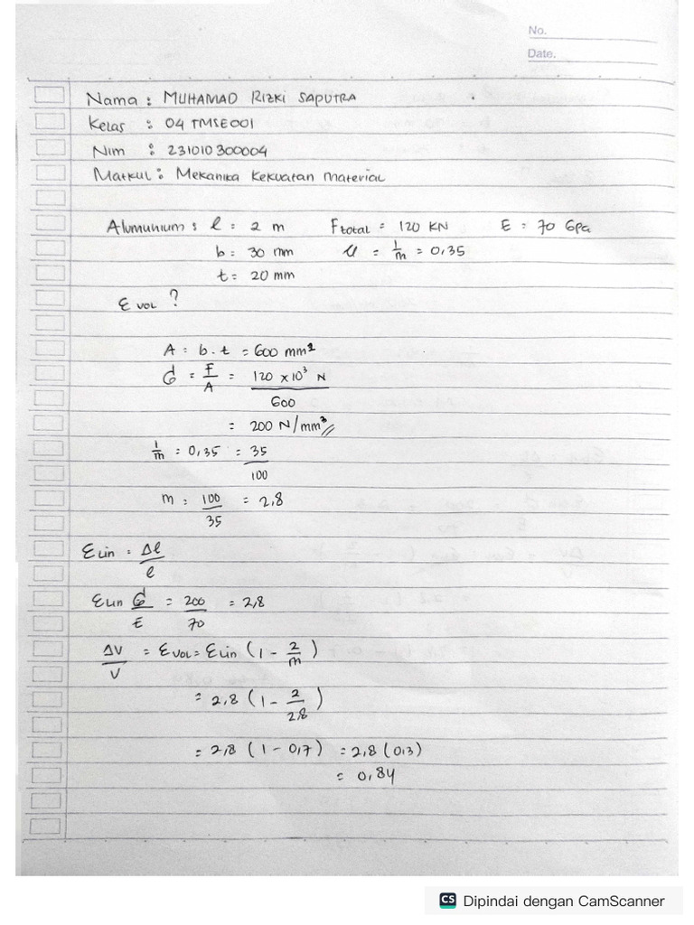 Perhitungan matriks | PDF