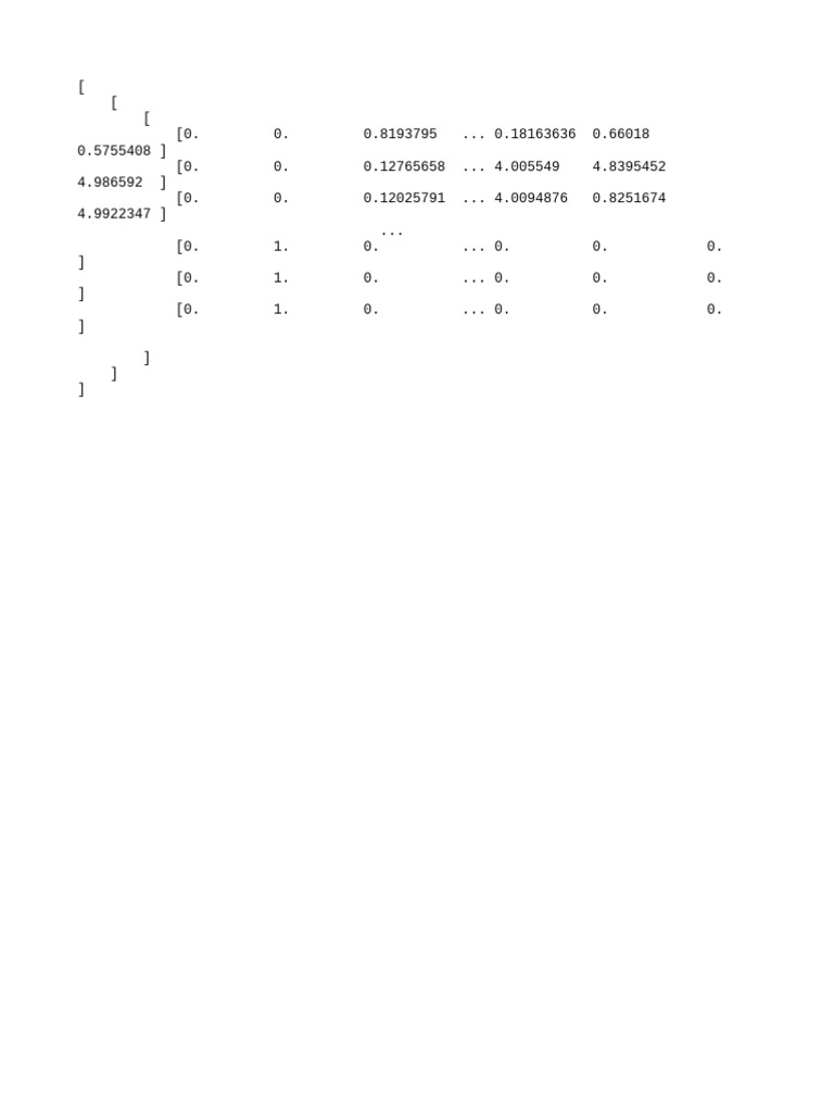 Detection Matrix | PDF